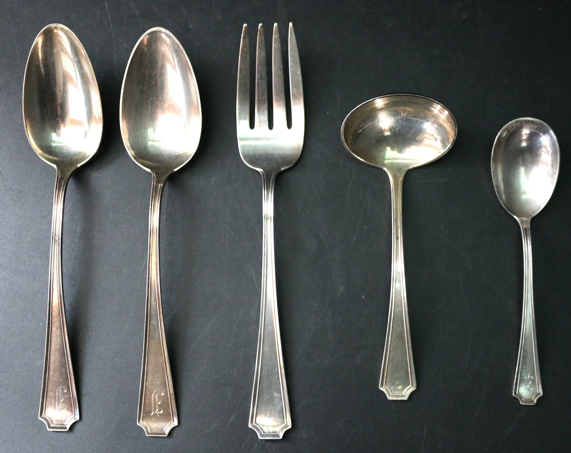 Sterling Silver Flatware - Five Serving Pieces - See Description Below ...