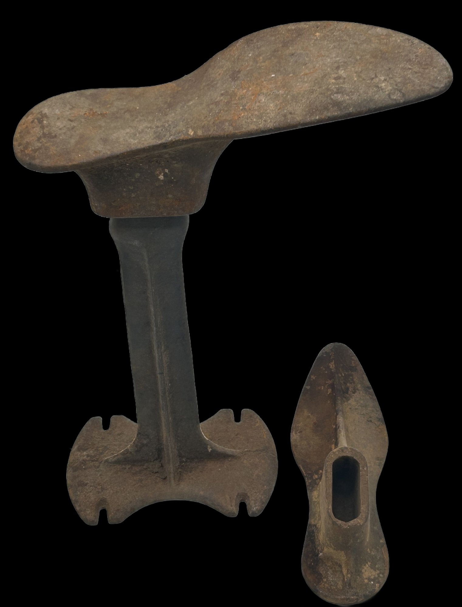 Antique Cobbler's Cast Iron Shoe Stand Anvil, Great Patina With Extra ...
