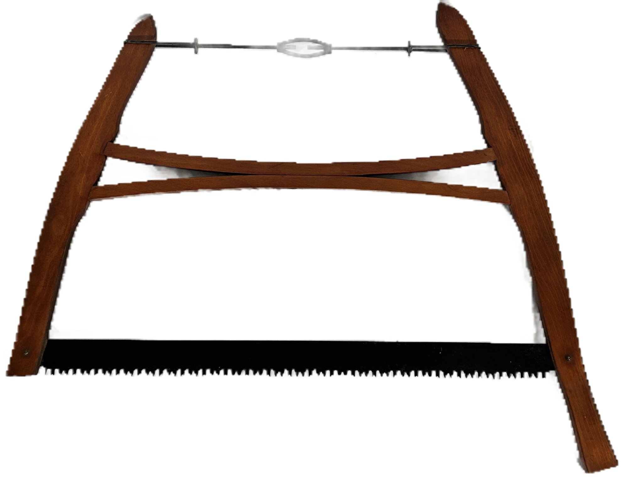 Vintage Buck Saw With Incredible Finish, 33.5" X 26.5"H #11618 ...