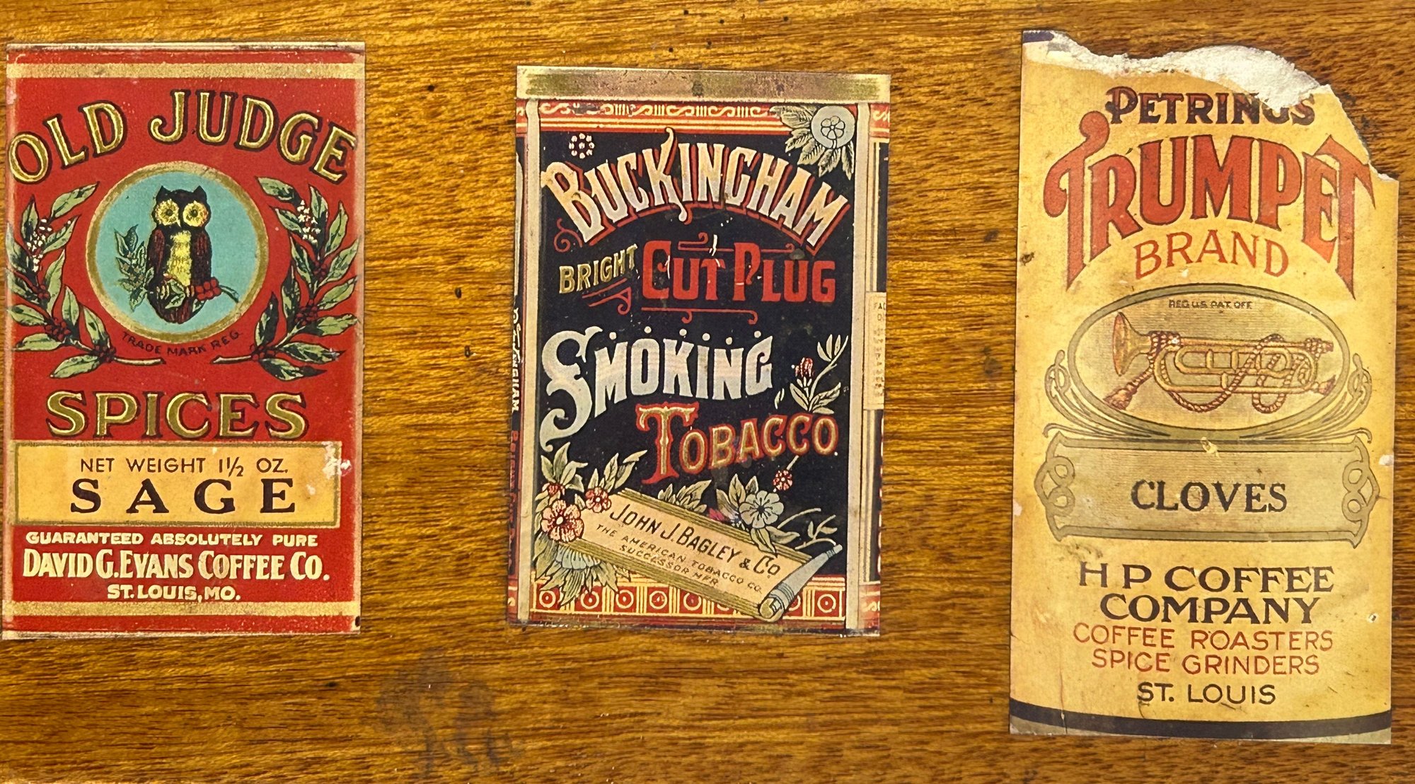 3 Pcs Antique Canning Labels - Butterfly Brand & Idyl Brand For Framing ...