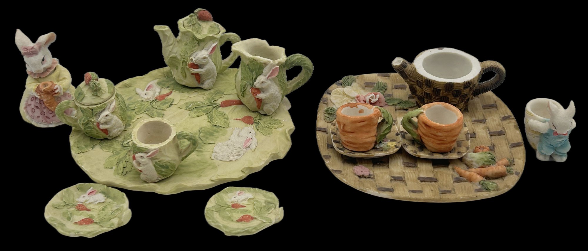 Miniature Children's Rabbit Themed Tea Sets, As Pictured #15763 ...