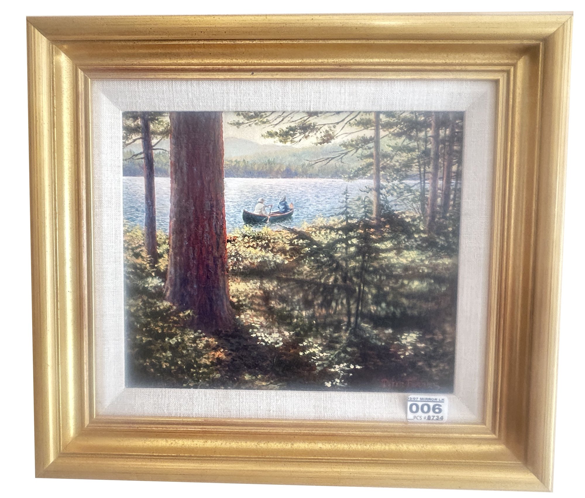 Original Peter Ferber, Oil Painting "After Dinner Excursion" By New ...