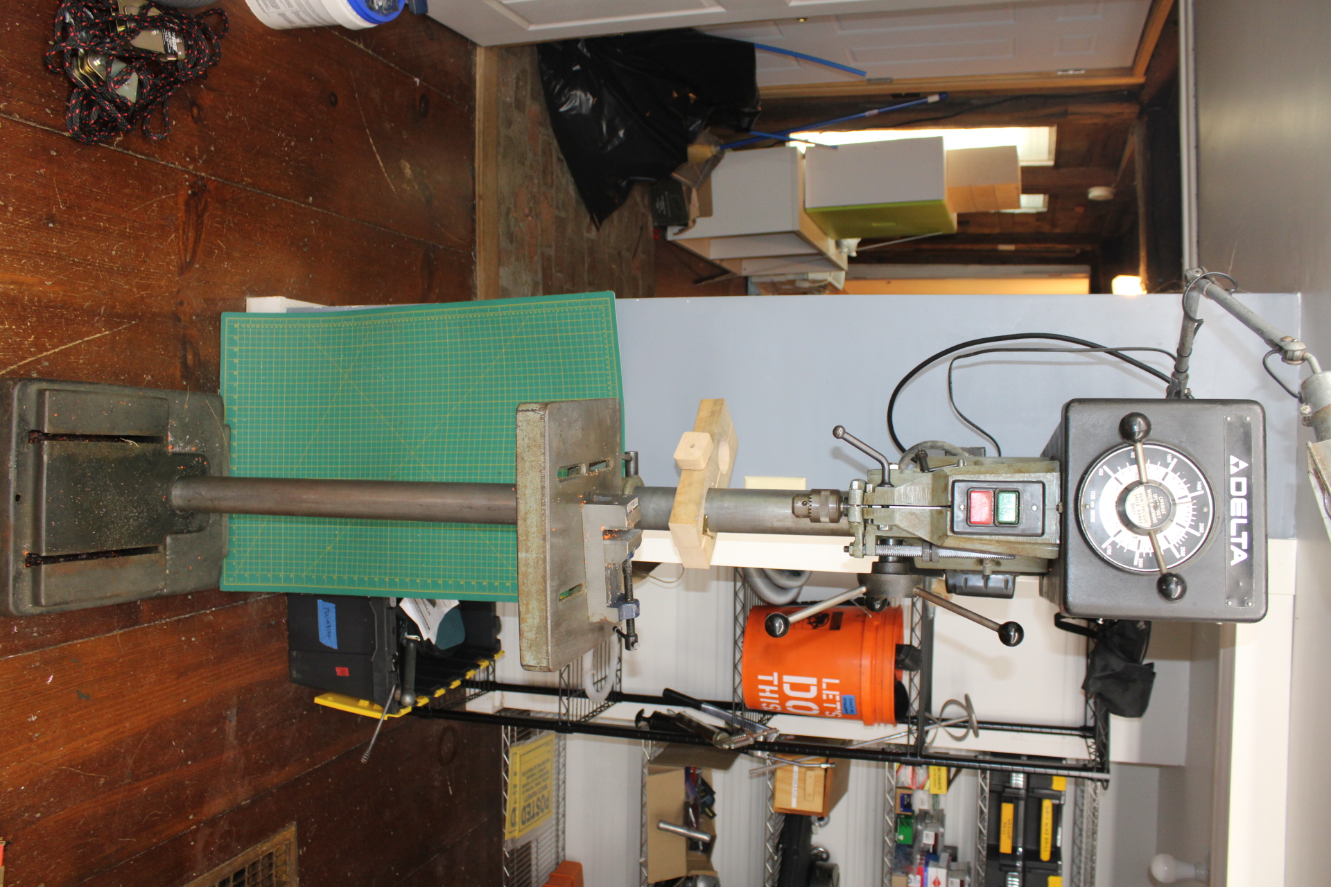 Vintage Delta Drill Press With Manual Speed Switch Comes W/sm Vice ...