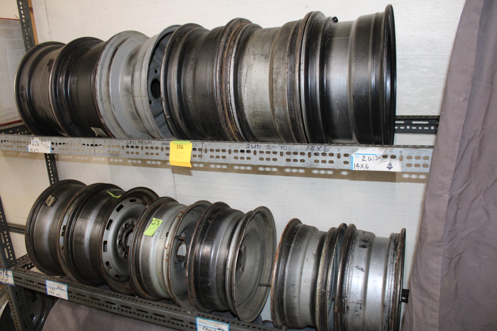 Lot332 - 12 Misc Steel Wheels See Pics #4703 | Auctionninja.com