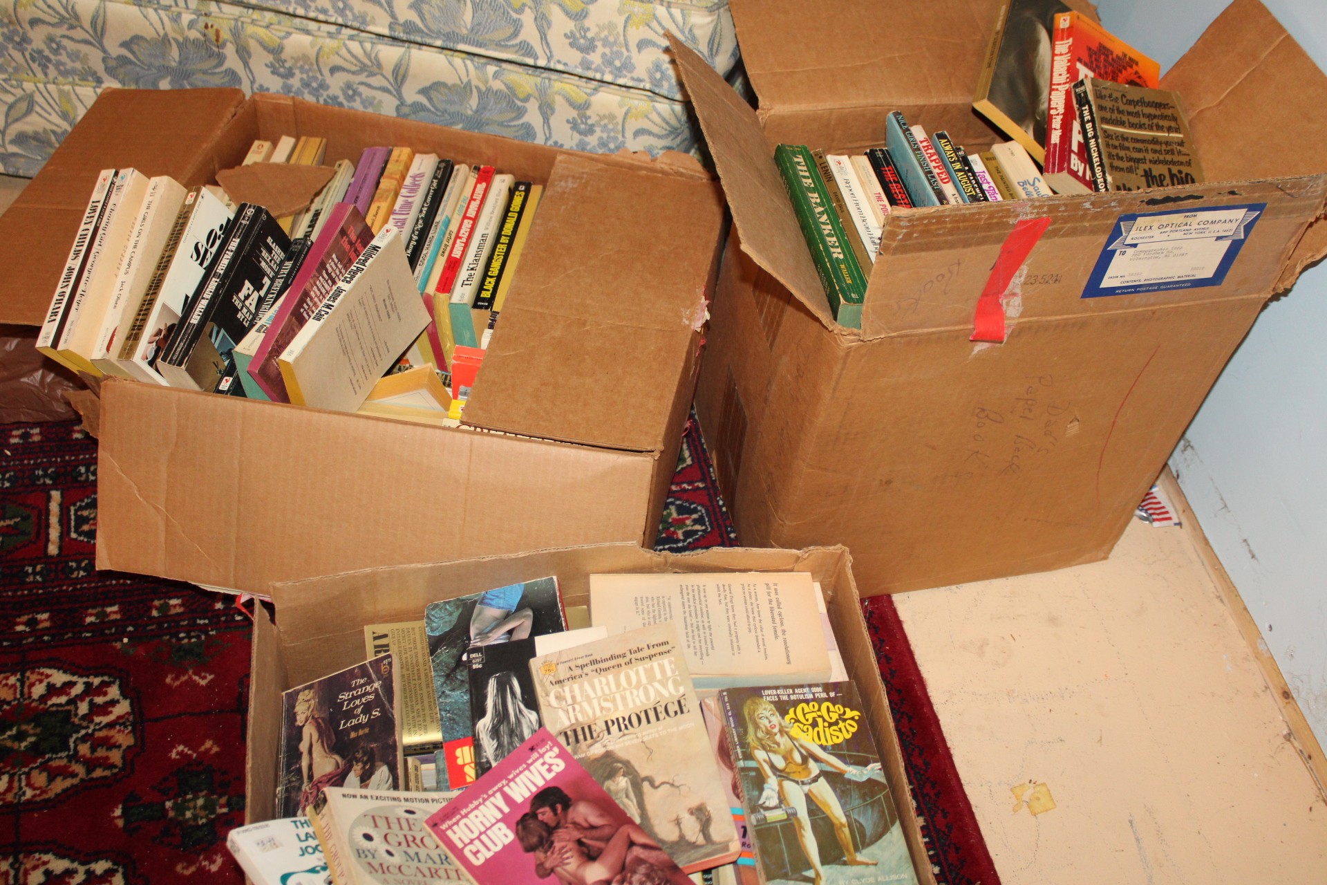 3 Boxes Vintage Paperback Books Satire Fiction Adult Humor Etc #10702 ...