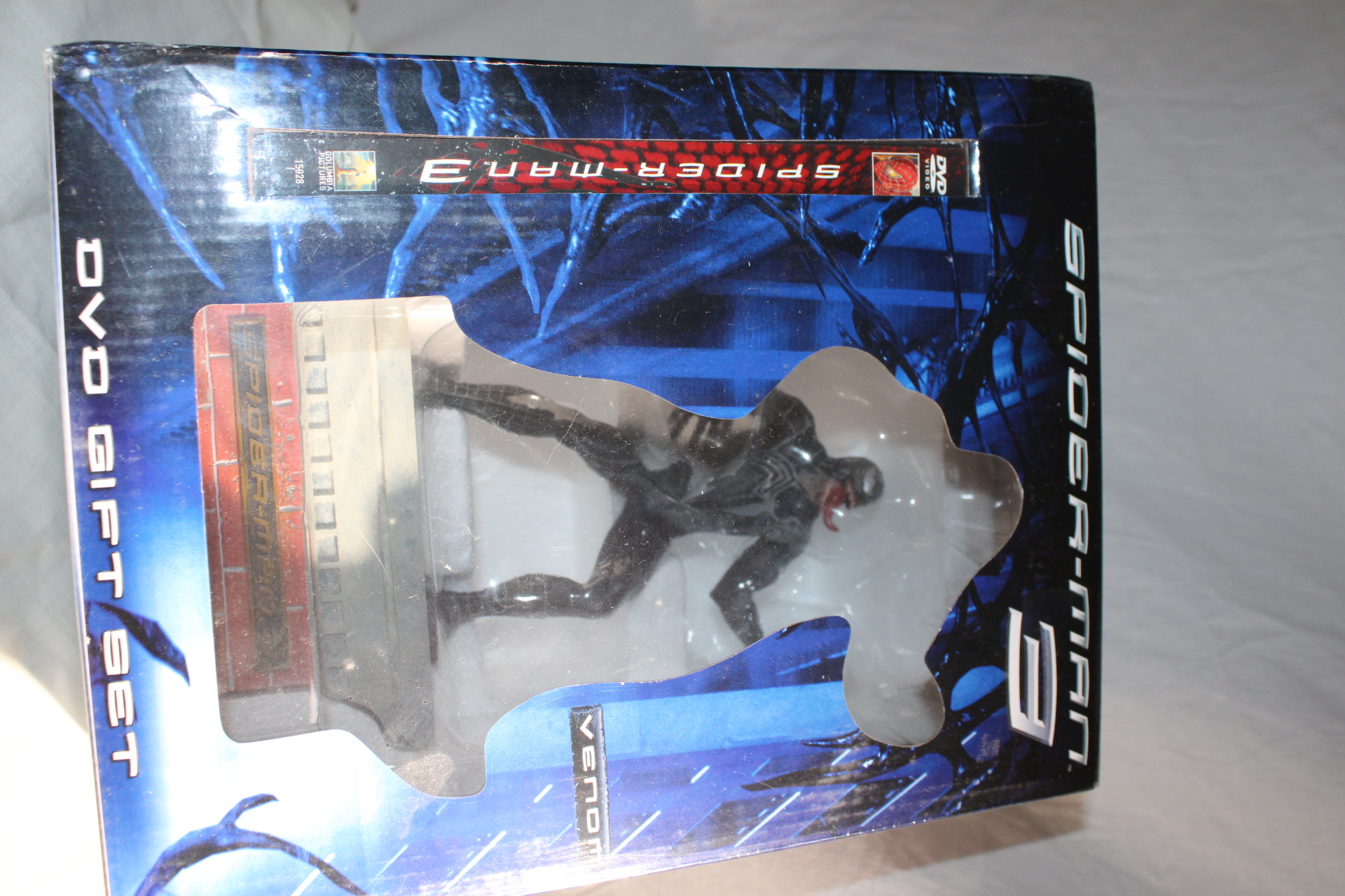 Spider-Man #3 Venom DVD Gift Set- Unopened In Original Box- Figurine ...