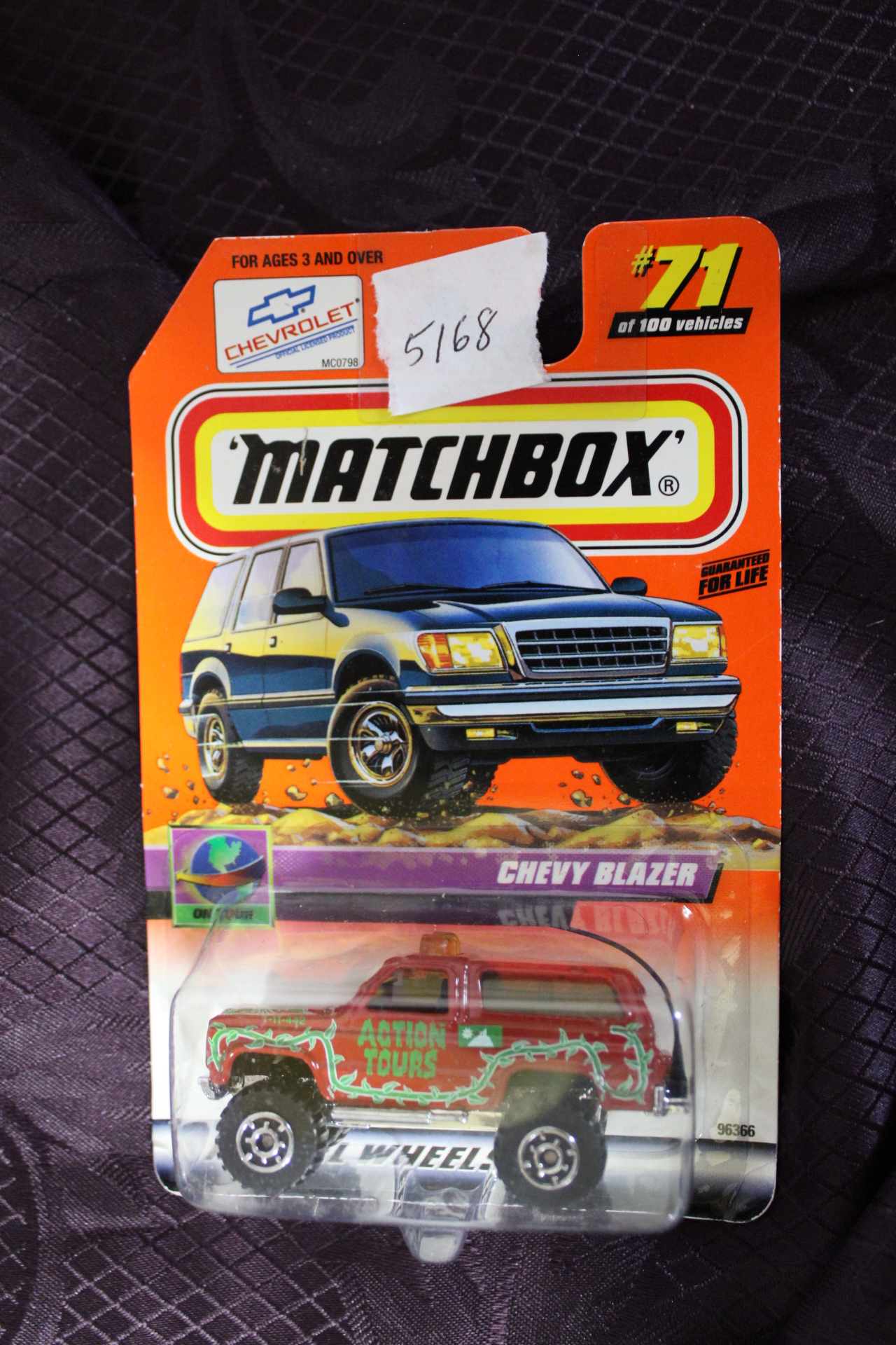 1999 Matchbox #71 Of 100-Chevy Blazer #5168 | Auctionninja.com