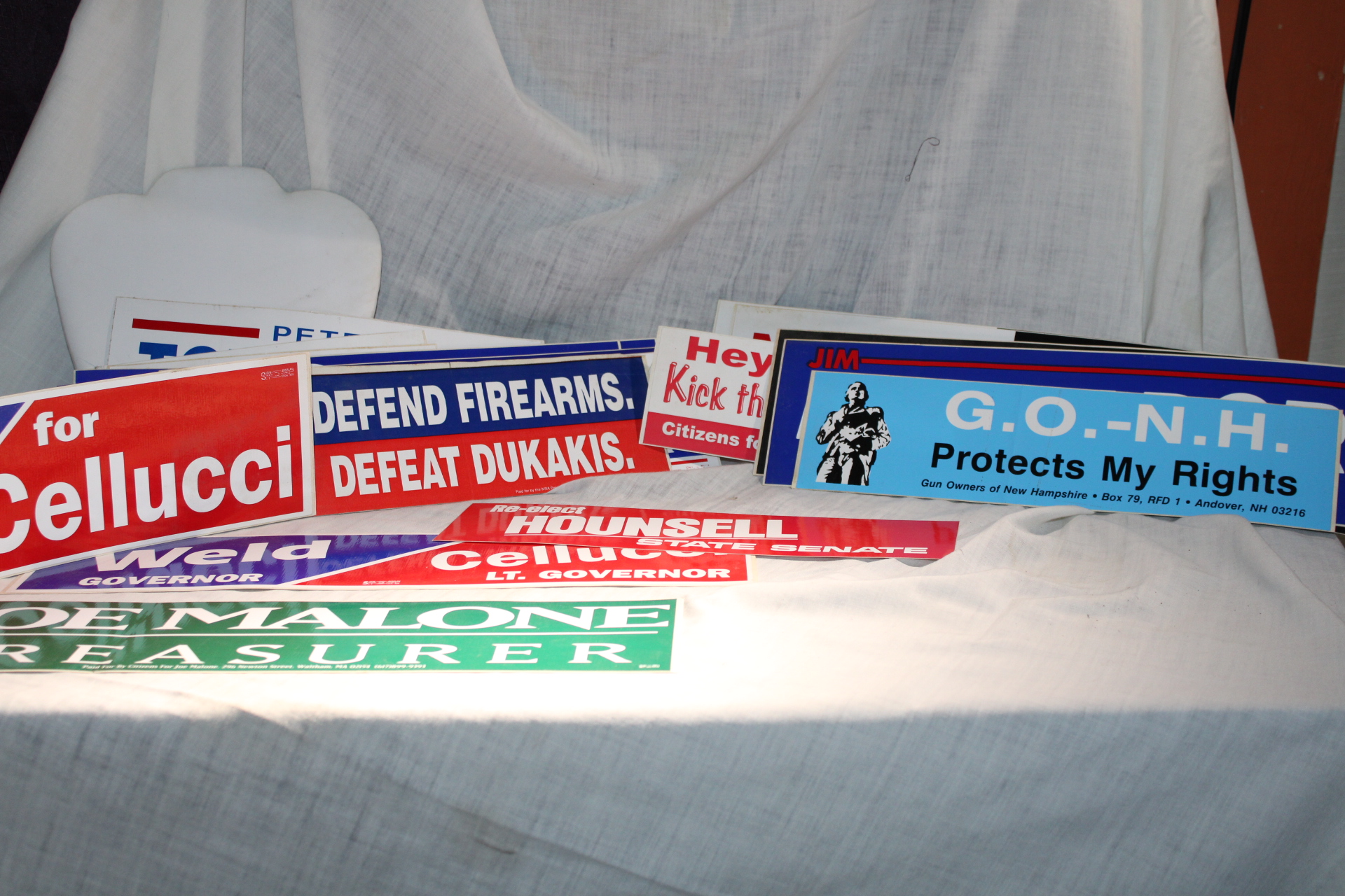 Political Bumper Stickers, 23 Total, 1980's, 1990s, & 2000s - Vintage ...