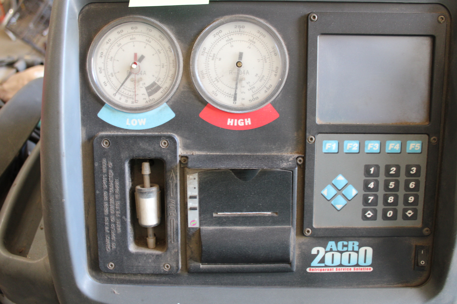 ACR 2000 Refridgerant Service Cart W/ Full Tank #5411 | Auctionninja.com