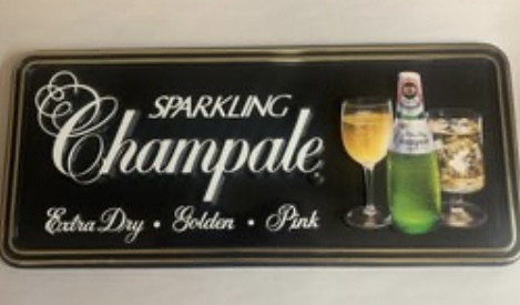 RARE CHAMPALE PLASTIC SIGN #2014 | Auctionninja.com