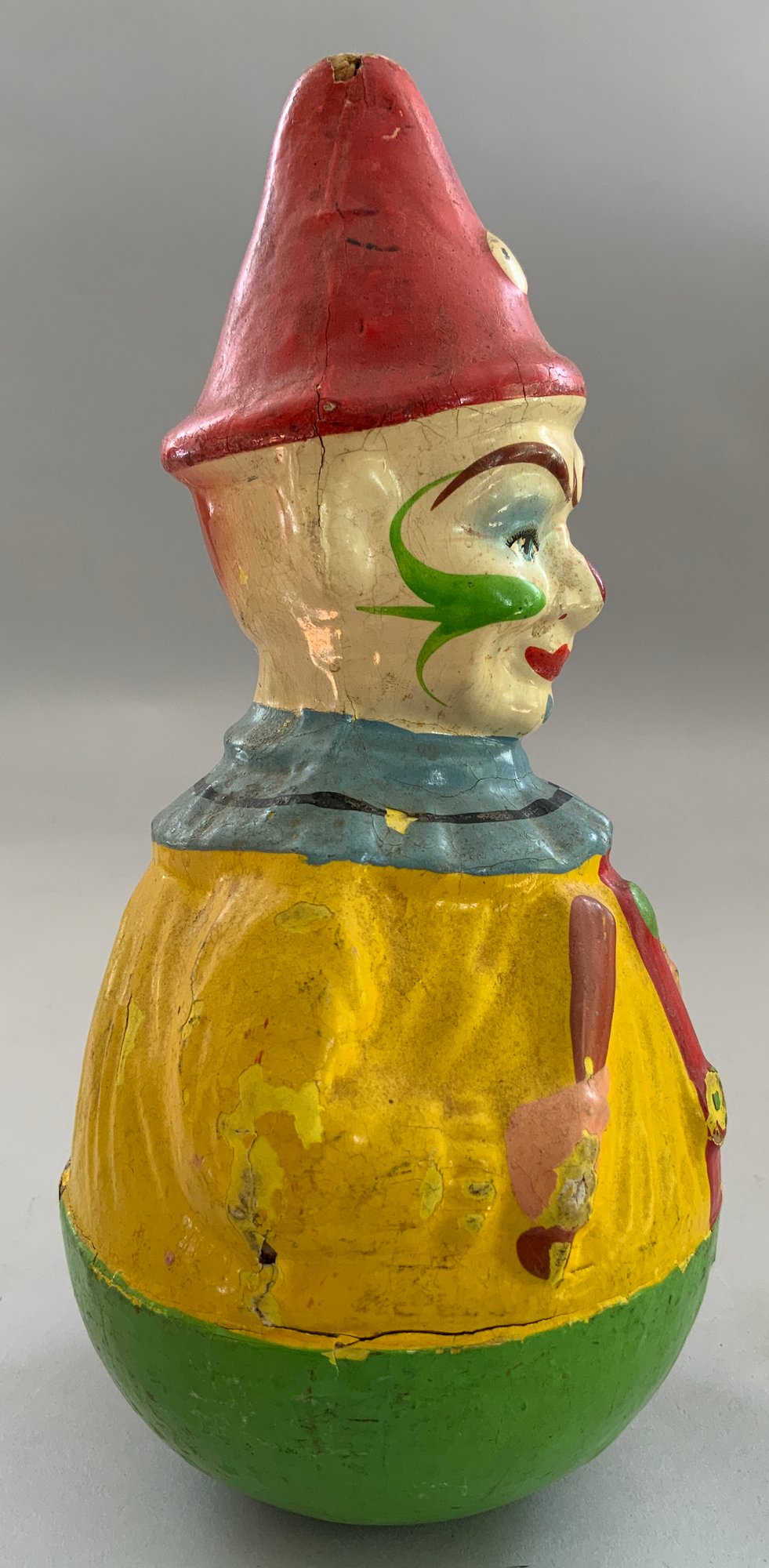 2 Schoenhut Paper Mache Rolly Dolly Toys #2888 | Auctionninja.com