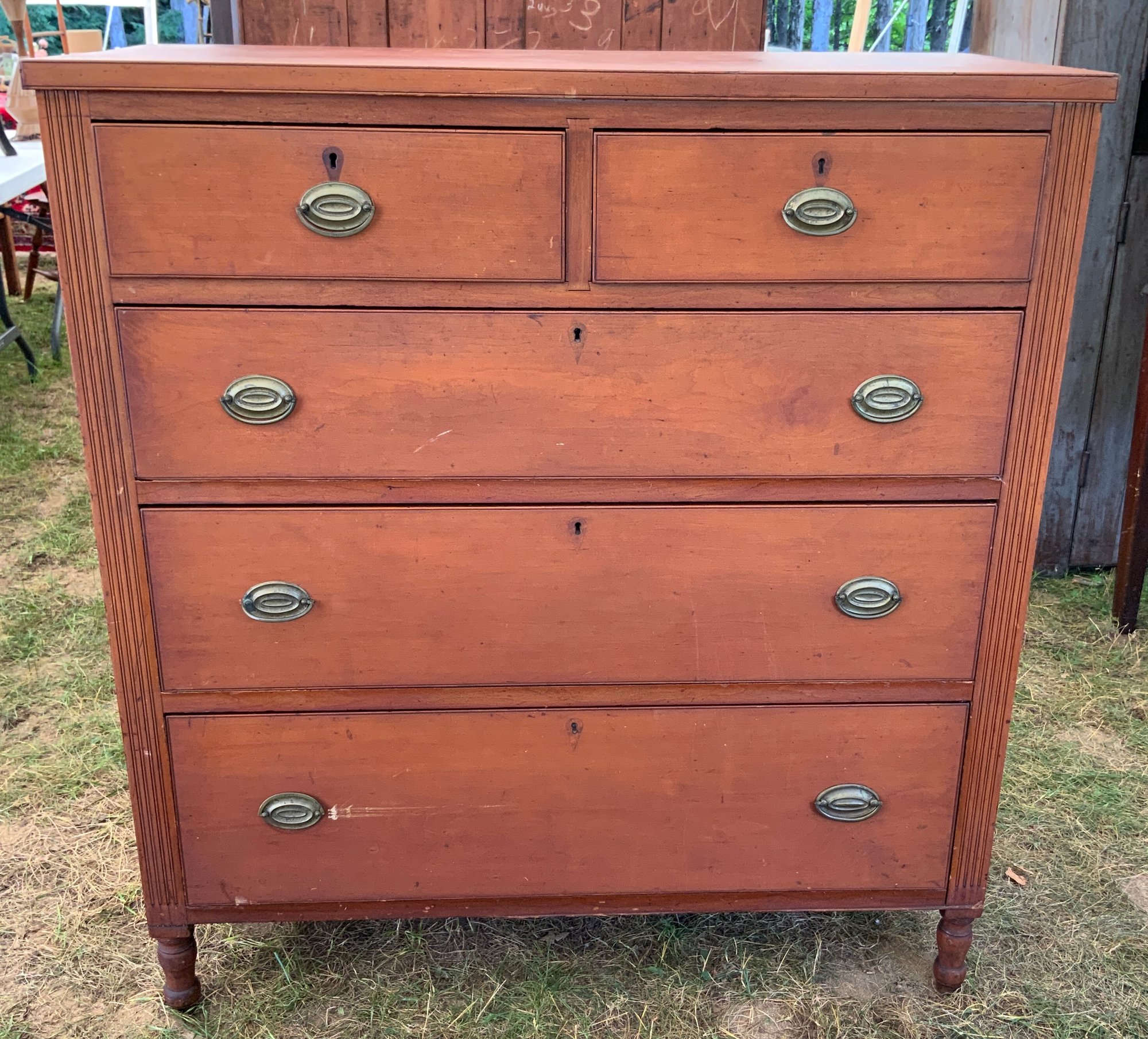 2 Over 3-drawer Tall Dresser #2741 | Auctionninja.com