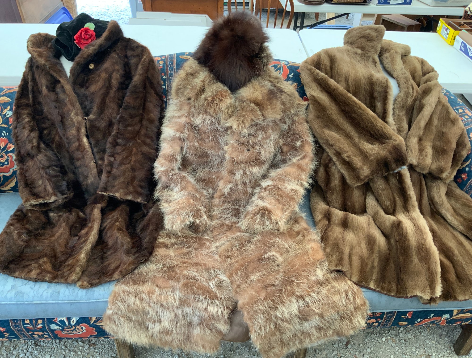 Lot Of Three Hippie Fur Coats #2864 | Auctionninja.com