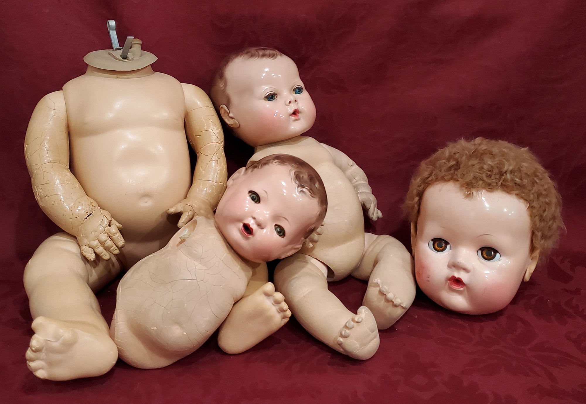 Lot Of Effanbee Dy-Dee Baby Doll Parts For Repair #1636 | Auctionninja.com