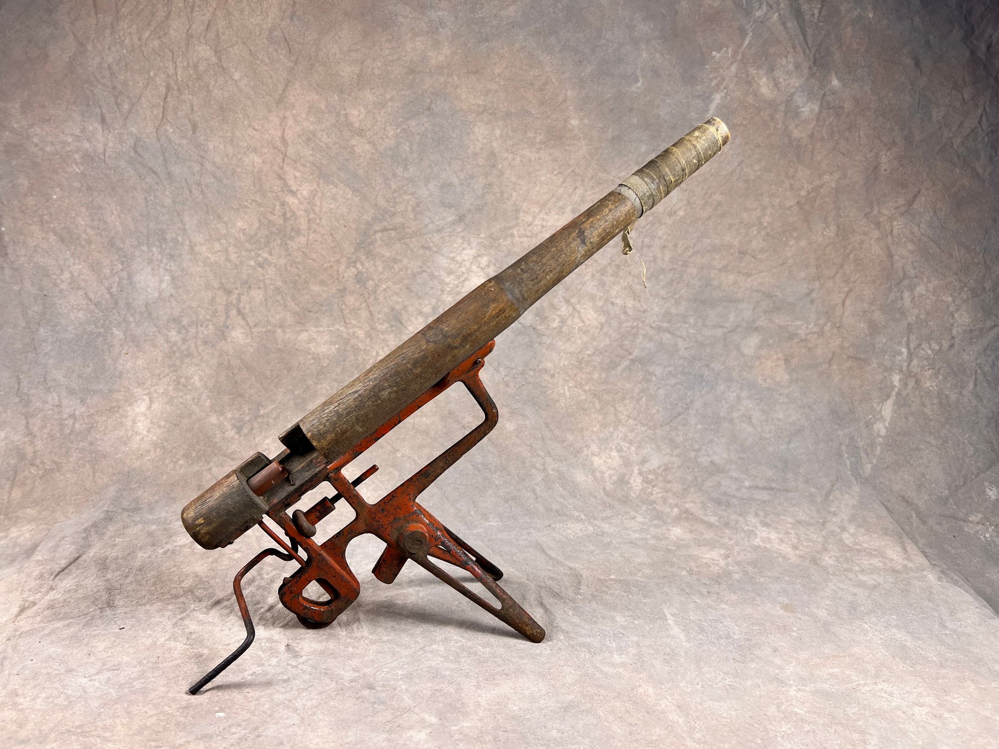 Early Childrens Wooden Toy Canon #1126 | Auctionninja.com