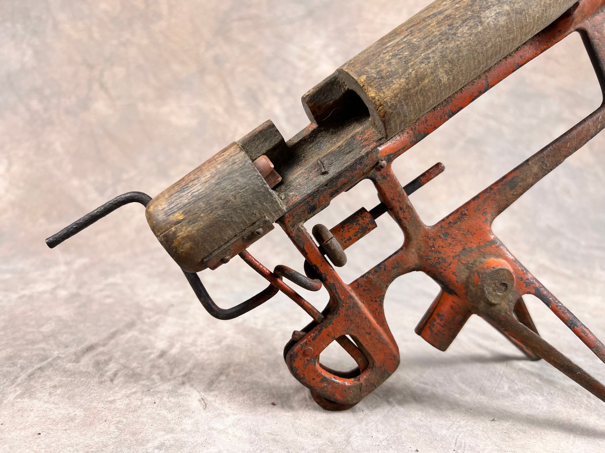 Early Childrens Wooden Toy Canon #1126 | Auctionninja.com