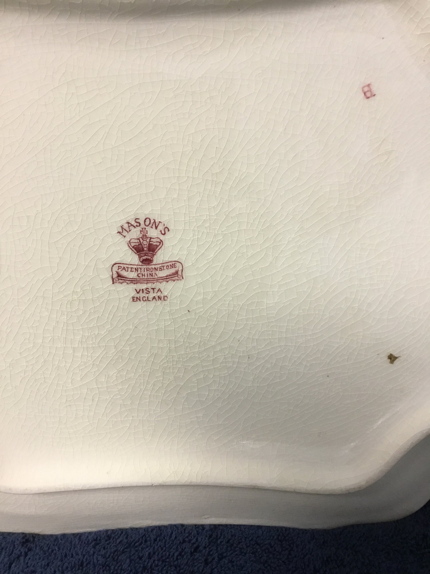 Masons Pink Vista Underplate 15 Inches #4488 | Auctionninja.com