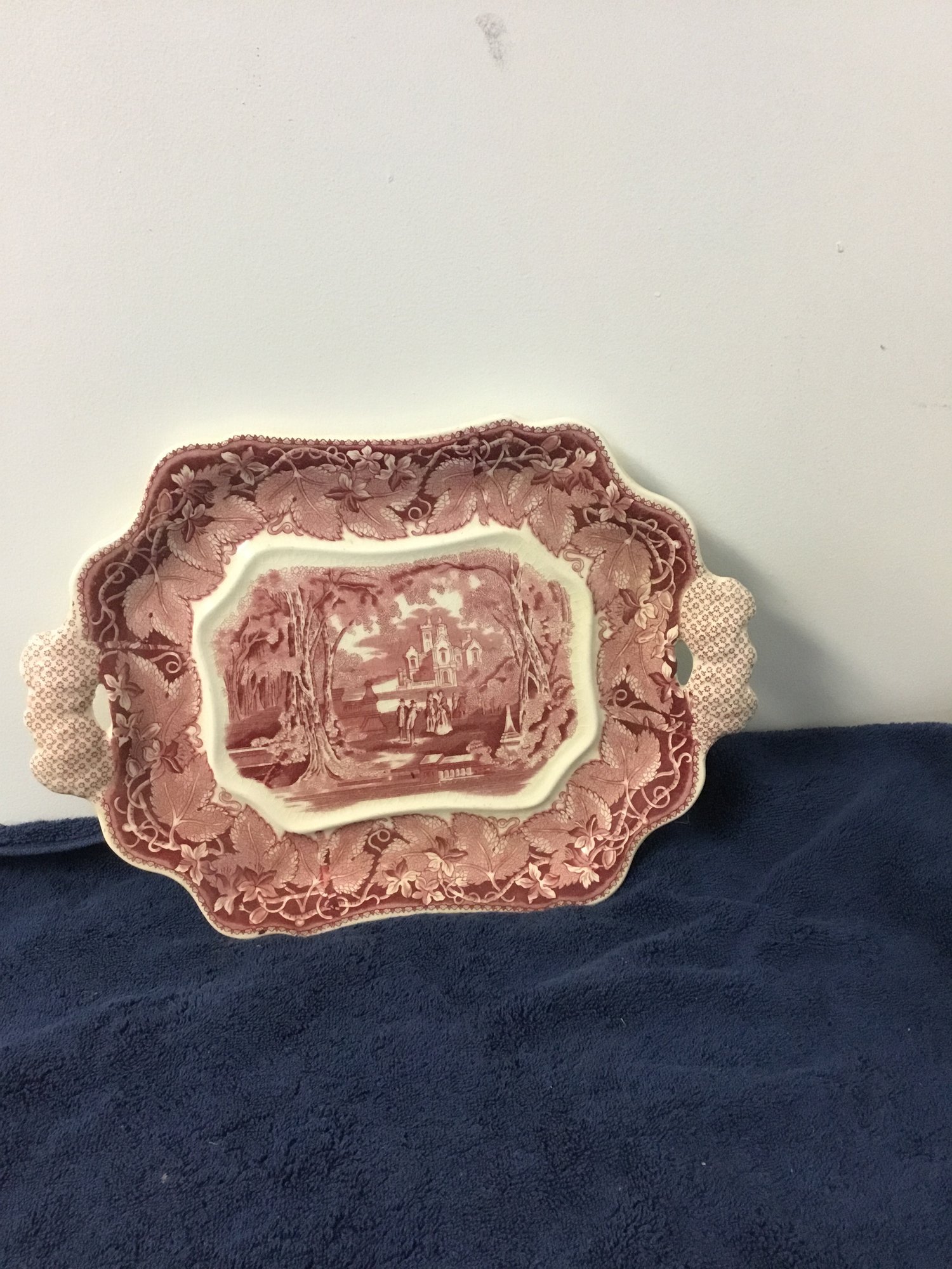 Masons Pink Vista Underplate 15 Inches #4488 | Auctionninja.com