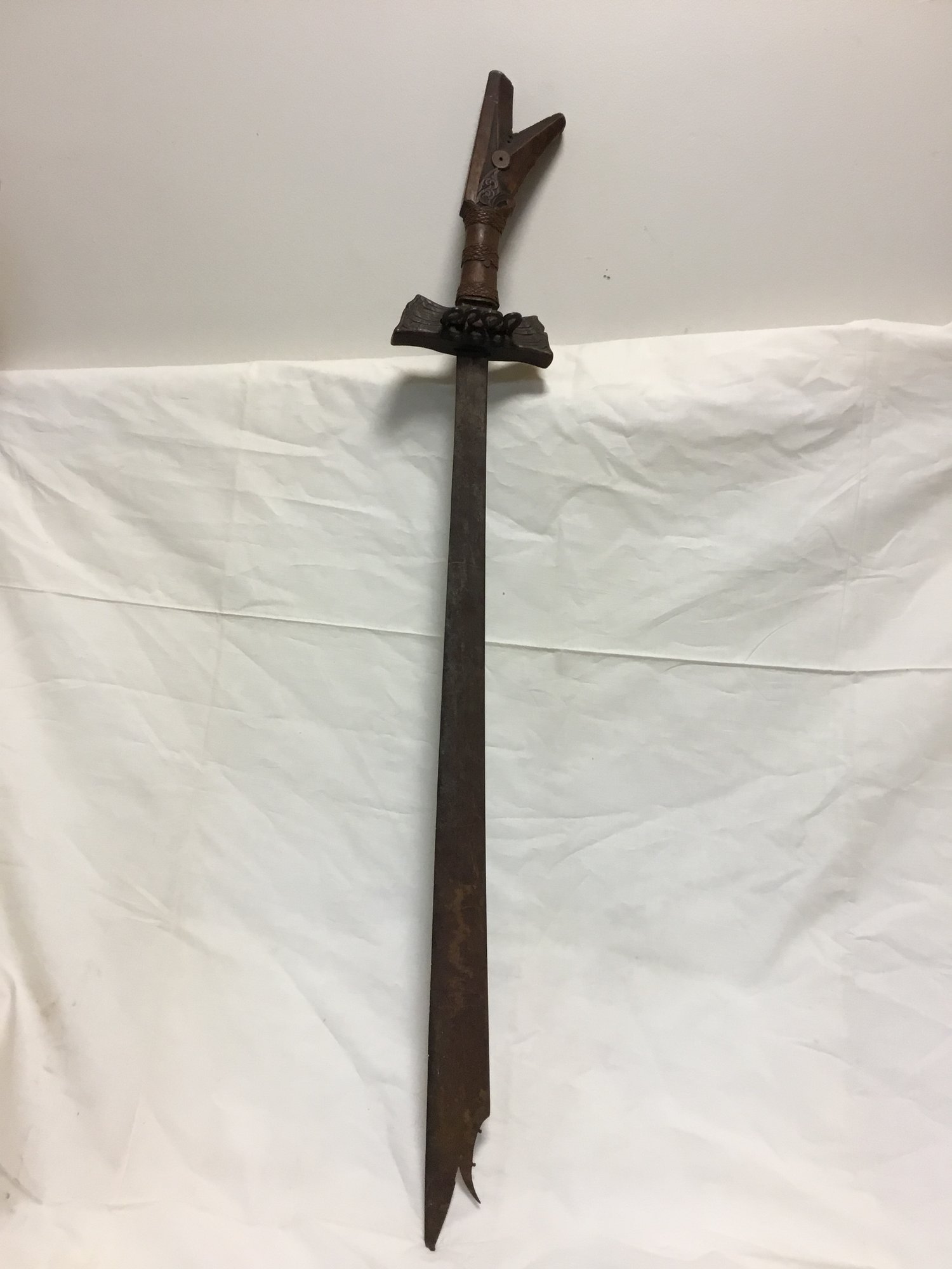Antique Mindanao Kampilan Machete Sword #3103 | Auctionninja.com